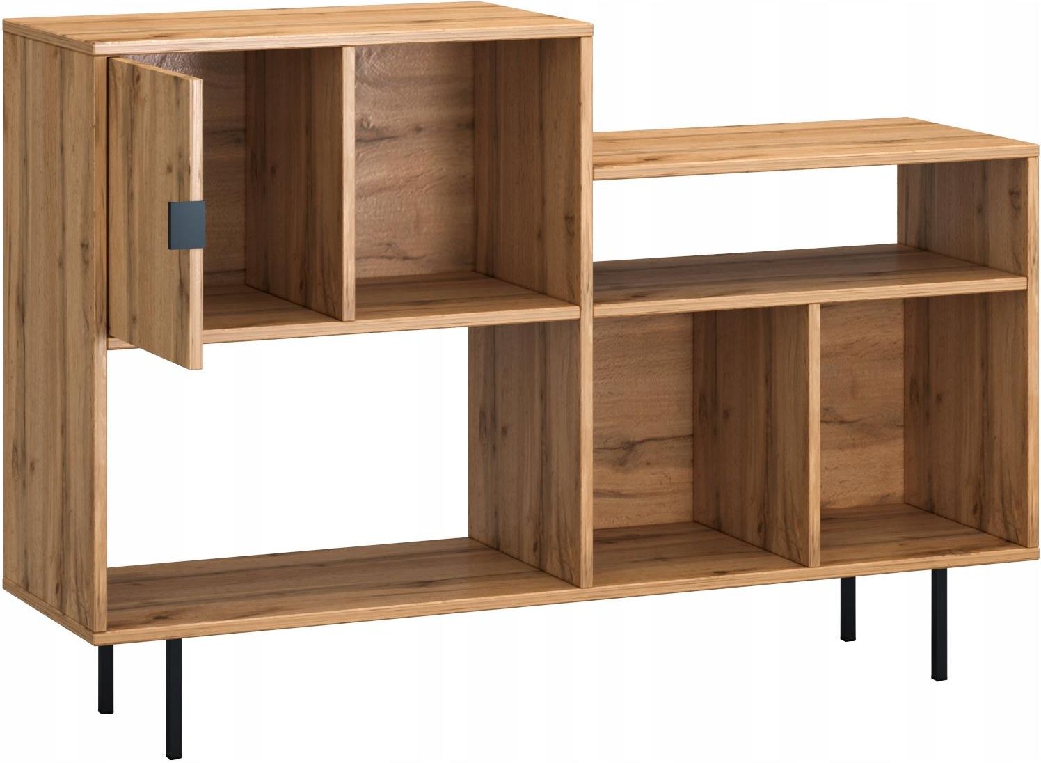 Szafka Na Tv Regał Salon Metalowe Nogi Dąb Wotan - Opinie i atrakcyjne ...