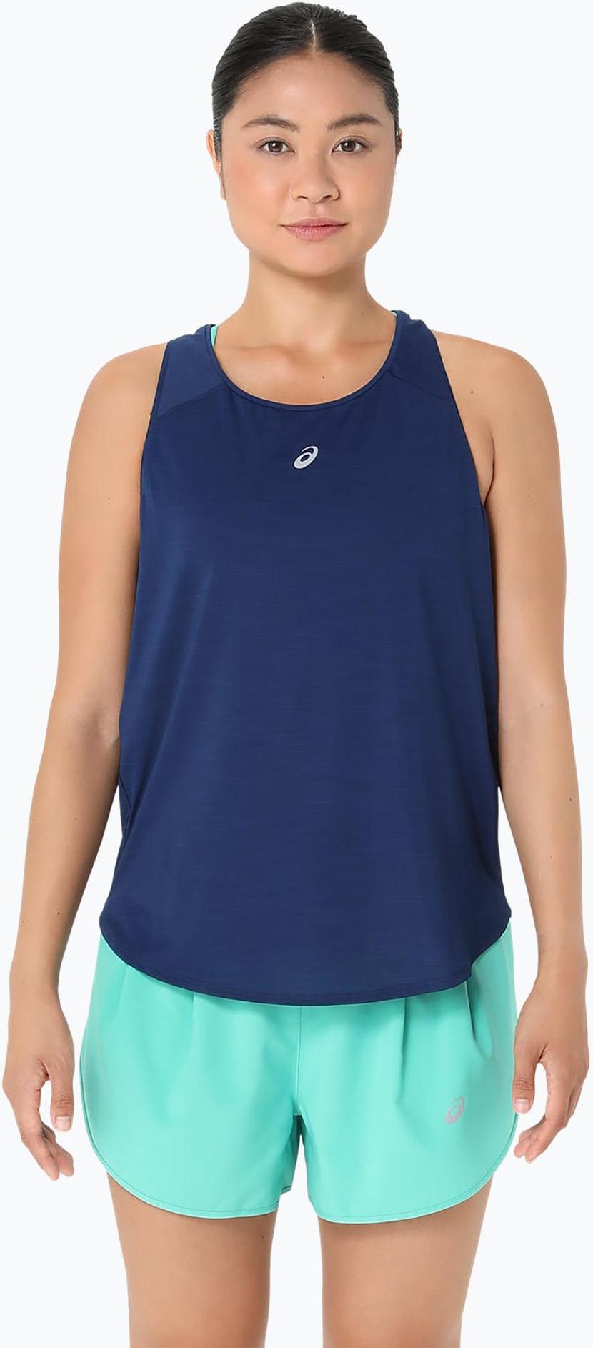 Asics Tank Top Do Biegania Damski Road Tank Blue Expanse - Ceny i ...