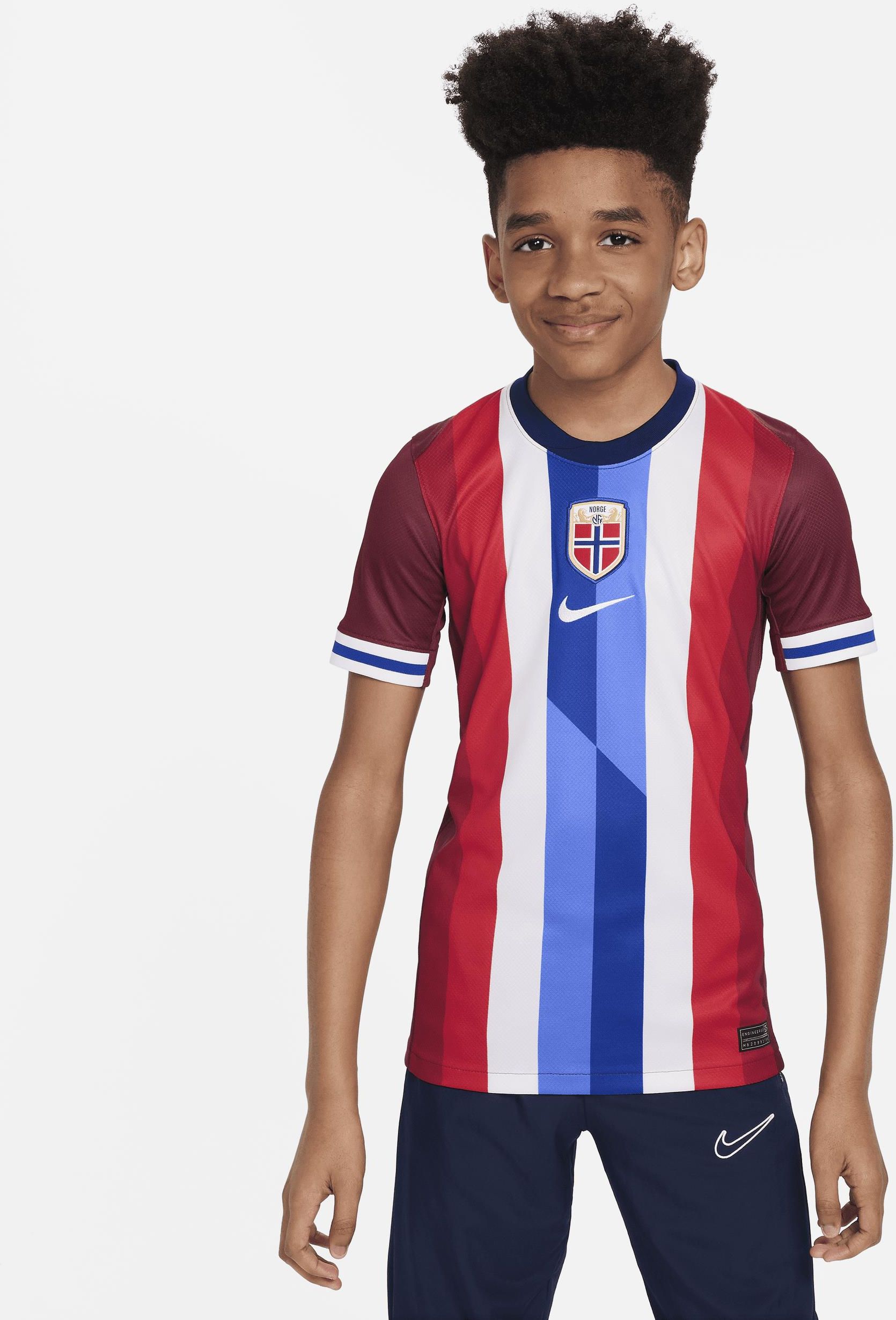 Koszulka Piłkarska Dla Dużych Dzieci Nike Dri Fit Norwegia Stadium 2024 ...