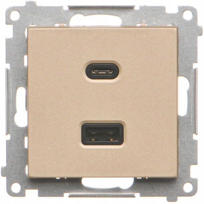 Gniazdo elektryczne Kontakt Simon Simon 55 Ładowarka Usb C+A 30W 230V ...