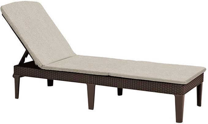 Leżak Keter Jaipur brązowy z poduszką - Ceny i opinie - Ceneo.pl