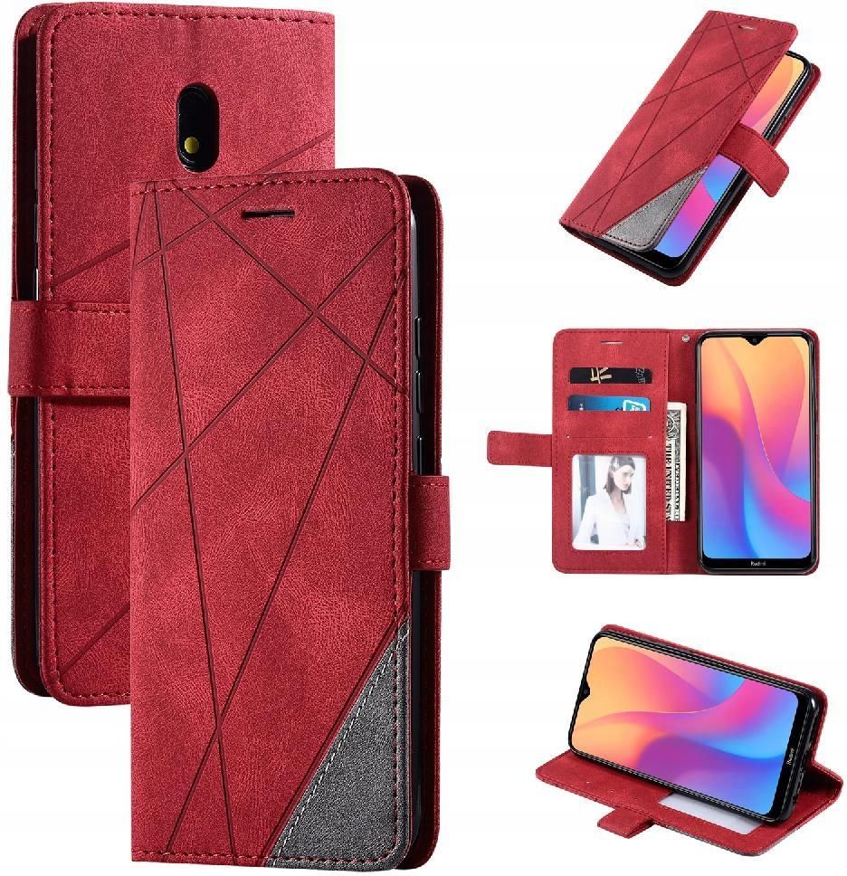 Etui Dla Xiaomi Redmi 8A Posiadacz Karty Kickstand Magnetyczne Portfel ...