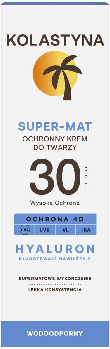 Krem Kolastyna Super-Mat Ochronny Spf30 na dzień 50ml - Opinie i ceny ...
