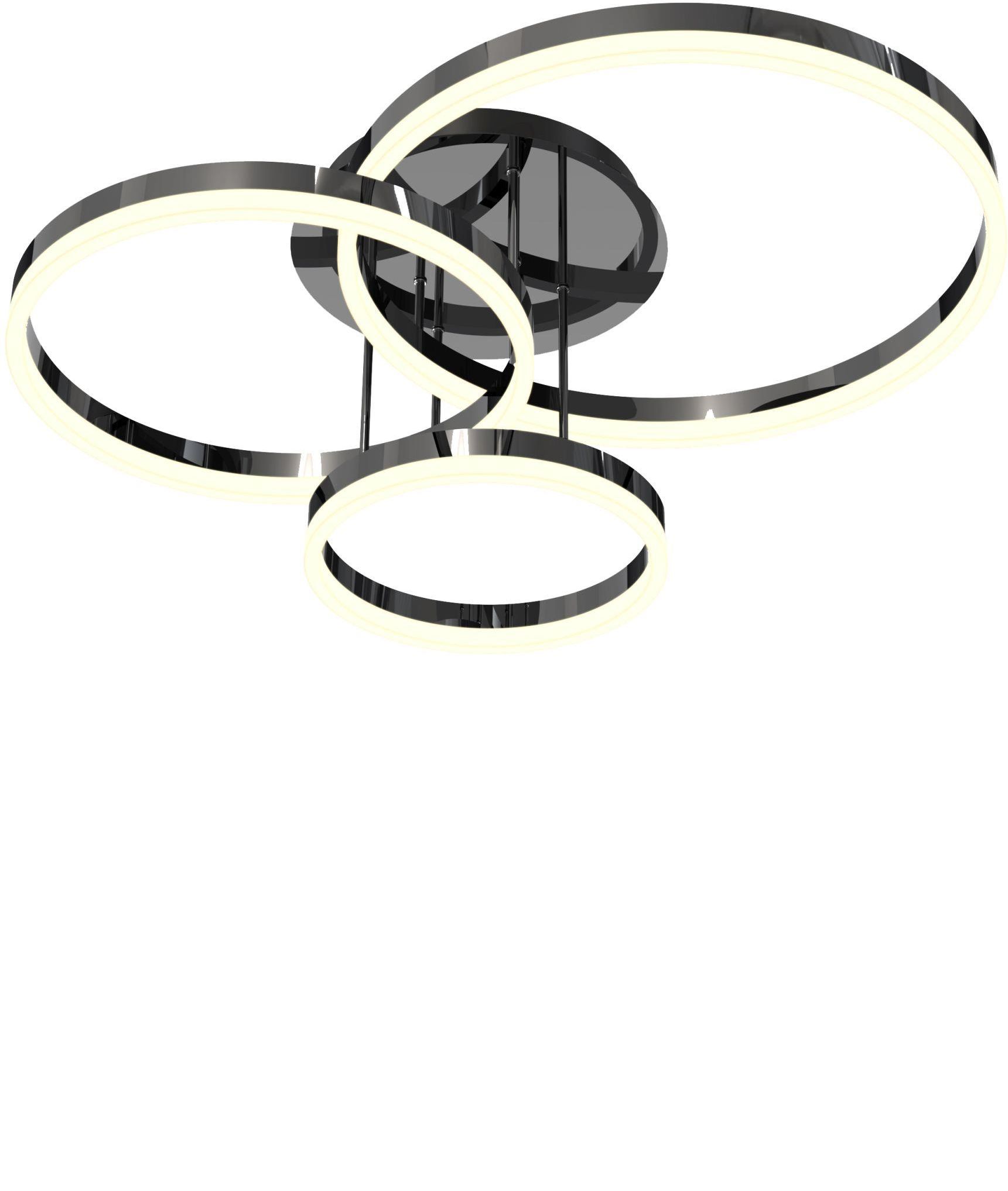 Wofi Stylowa Lampa Sufitowa, Ledowe Obręcze Wf 9049-405 Z Serii ...