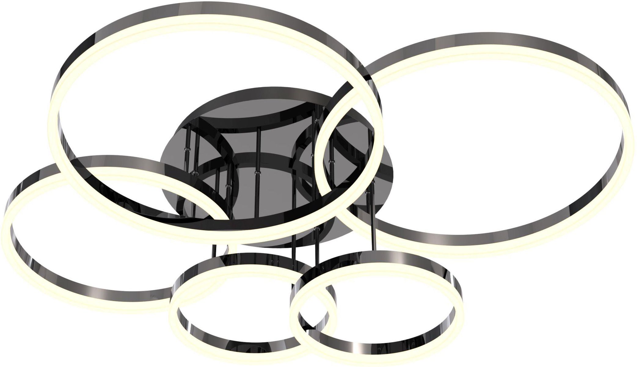 Wofi Czarna, Nowoczesna Lampa Sufitowa Led Wf 9049-605 Z Serii ...