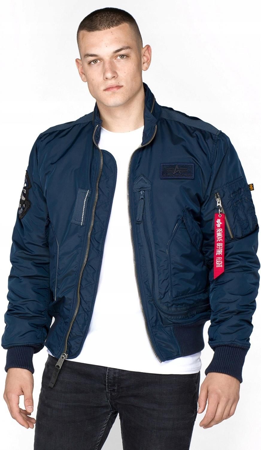 Kurtka Alpha Industries Engine 103101 07 Granatowa M - Ceny i opinie ...