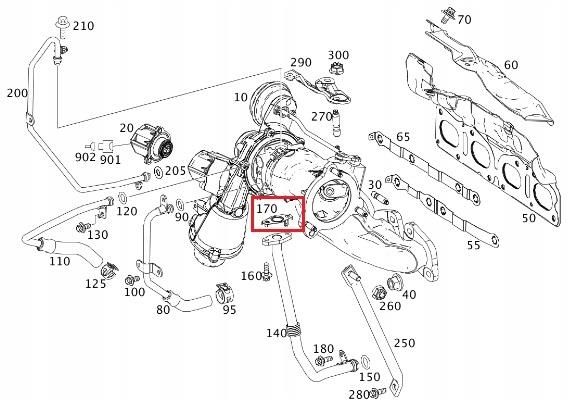 Turbosprężarka Mercedes Uszczelka Turbosprezarki A2740960100 - Opinie i ...