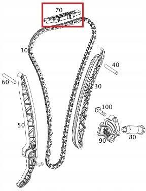 Mercedes Ślizg Lancucha Rozrzadu Gorny A2700521300 - Opinie i ceny na ...