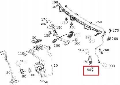 Mercedes Uszczelka Pompki Spryskiwacza Szyby A0019987301 - Opinie i ...