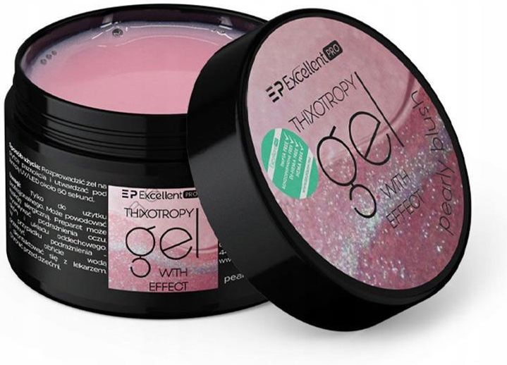 Excellent Pro Żel Budujący Thixotropy Gel With Effects Pearly Blush 50G ...