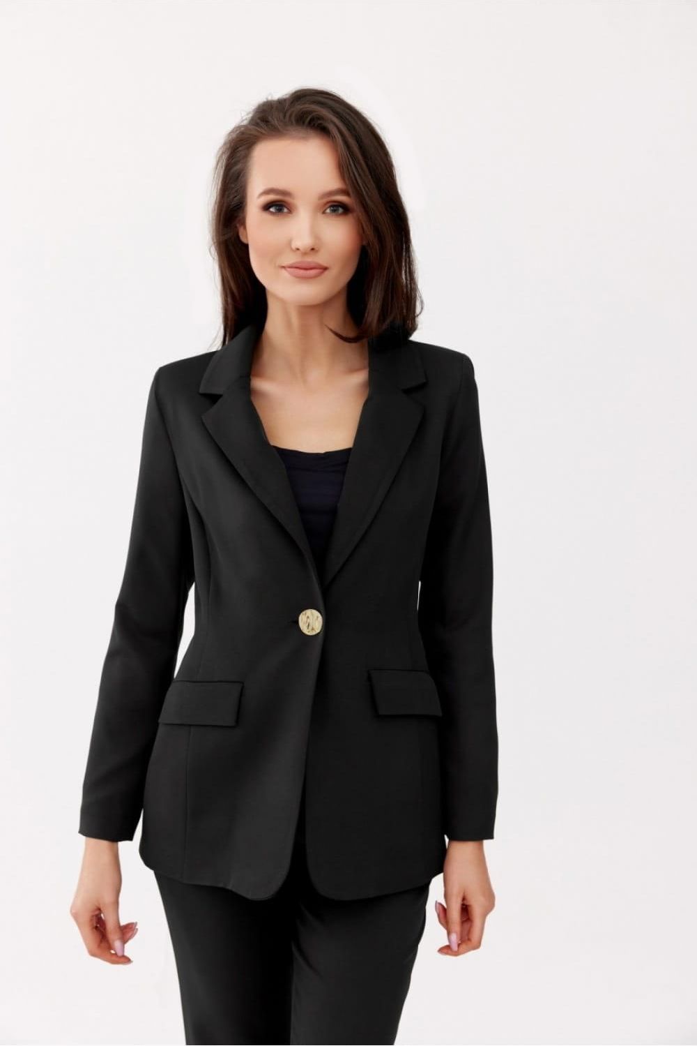 Roco Fashion Żakiet Model Cza Zak0009 Black - Ceny i opinie - Ceneo.pl
