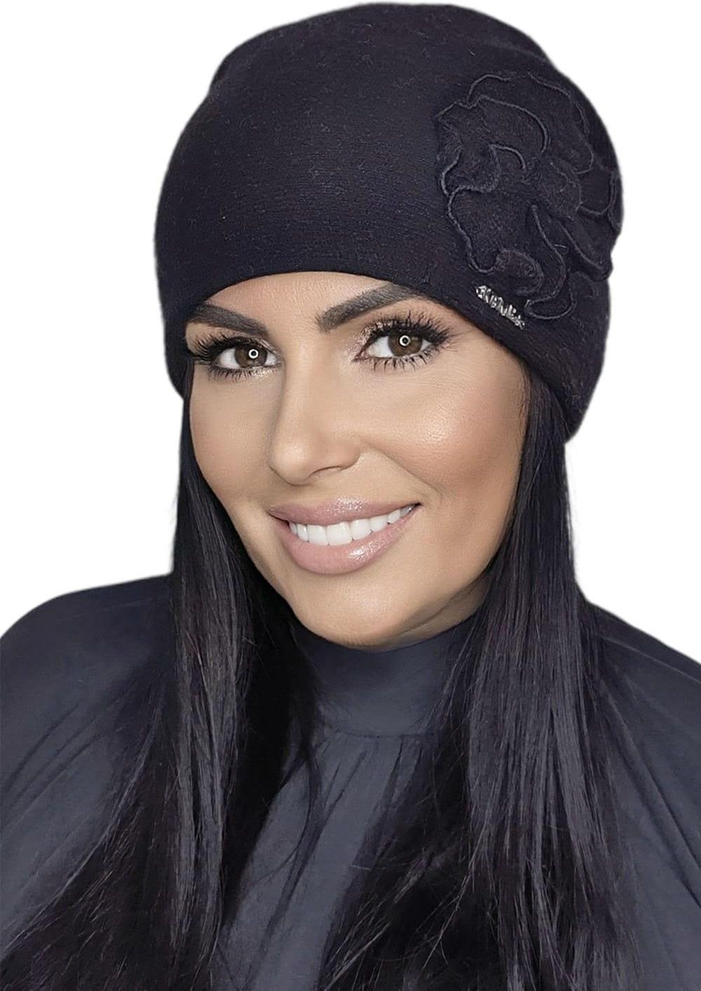 Kamea Czapka Damska Model Olimpia Black - Ceny i opinie - Ceneo.pl