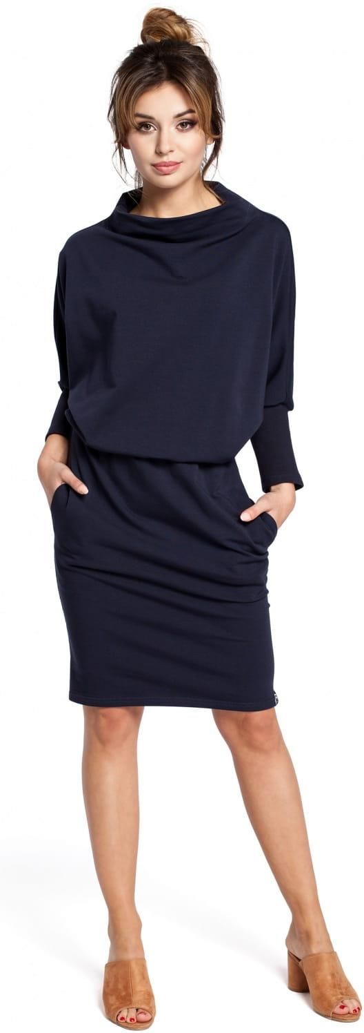 Bewear Sukienka Model B032 Navy - Ceny i opinie - Ceneo.pl