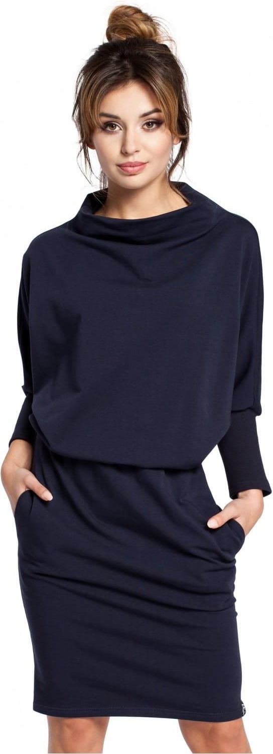 Bewear Sukienka Model B032 Navy - Ceny i opinie - Ceneo.pl
