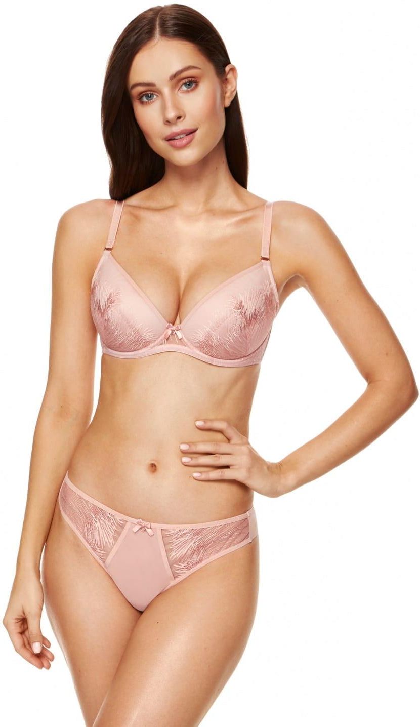 Gorteks Biustonosz Push Up Biustonosz Push Up Model Mable B1 Pink