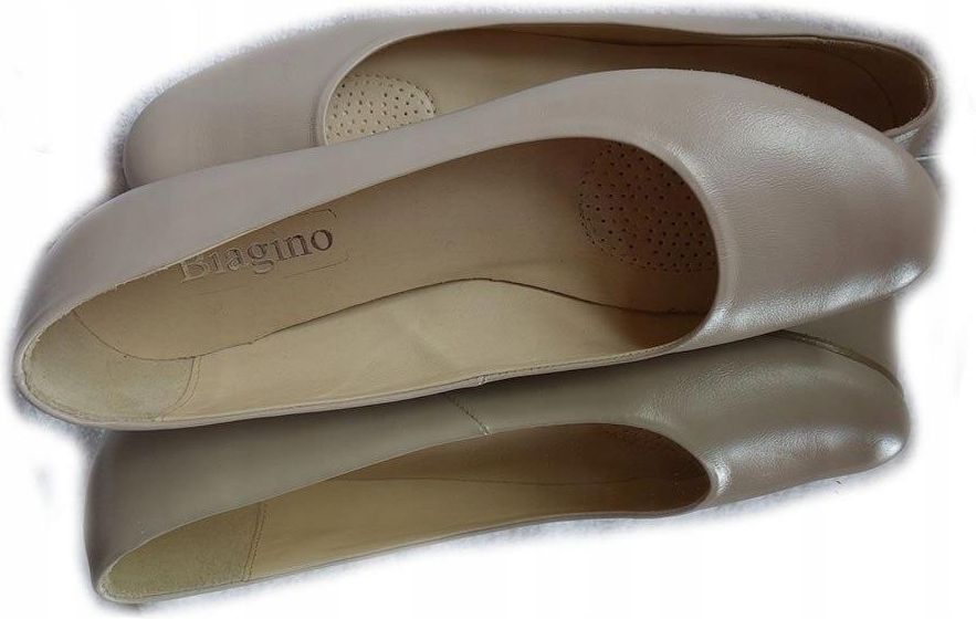 Wsuwane butki baletki skóra beżowe tegosc H 43 - Ceny i opinie - Ceneo.pl