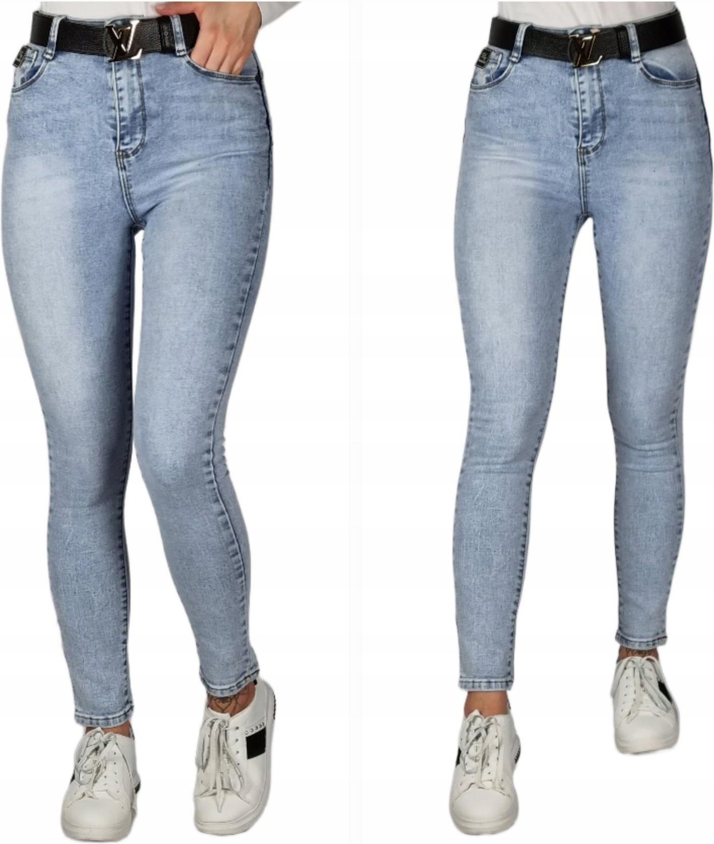 Spodnie Jeansowe Klasyczne Denim Life Plus Size Rozmiar 38/M - Ceny i ...