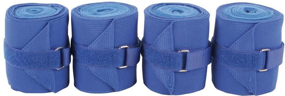 Bandaże Harrys Horse Elastich/Fleece Elastyczno-Polarowe Granatowe ...