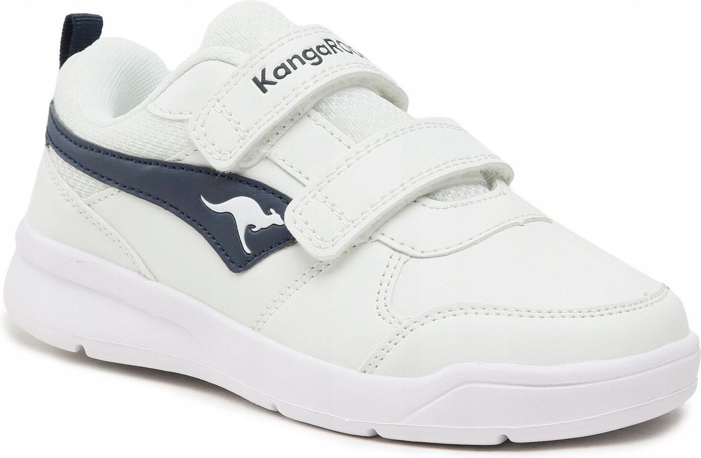 KangaRoos Sneakersy K-Ico V 18578 000 0008 White/Dk Navy - Ceny i opinie - Ceneo.pl