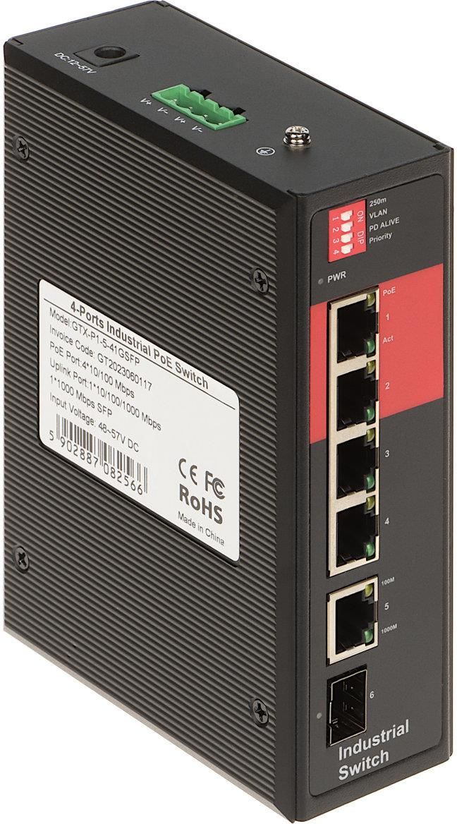 Delta POE GTX-P1-5-41GSFP 4-PORTOWY SFP (GTXP1541GSFP) - Opinie i ceny ...