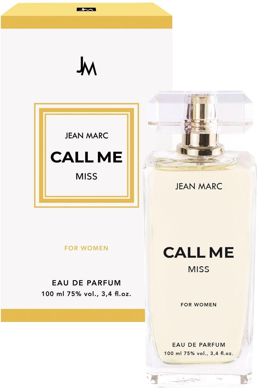 Dramers Jean Marc Call Me Miss For Women Woda Perfumowana 100 ml - Ceneo.pl