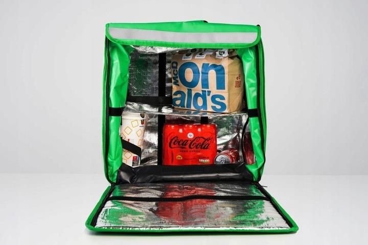 PLECAK TERMICZNY UBER EATS TORBA NA DOSTAWY JEDZENIA STUART BOLT WOLT ...