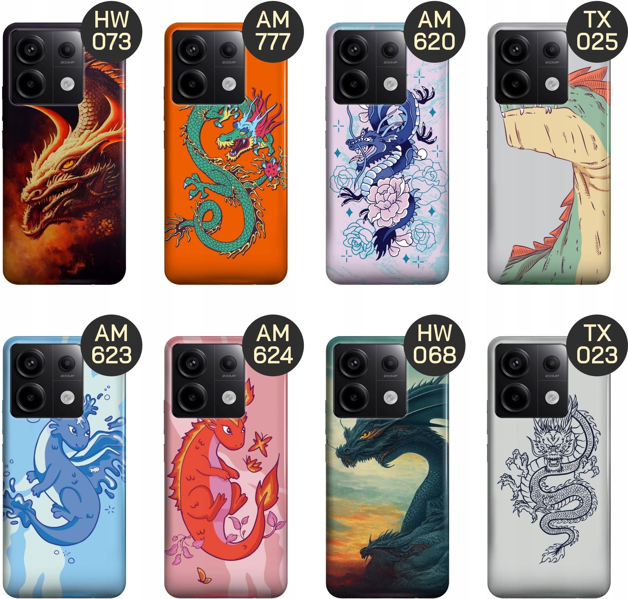 Hello Case Etui Do Xiaomi Redmi Note 13 Pro 5G Smoki Dragon Taniec ...