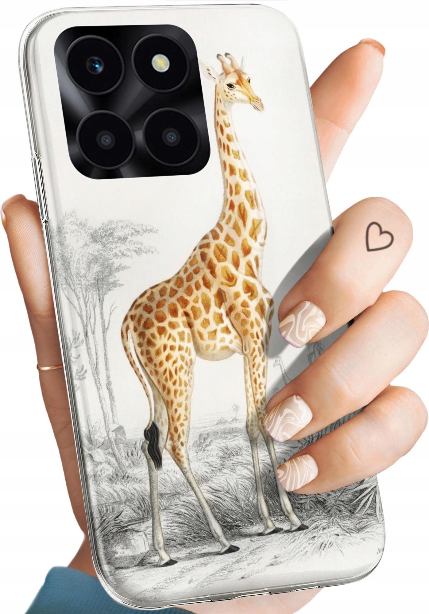 Hello Case Etui Do Honor X6A Żyrafa Śmieszne Sawanna Obudowa Pokrowiec ...