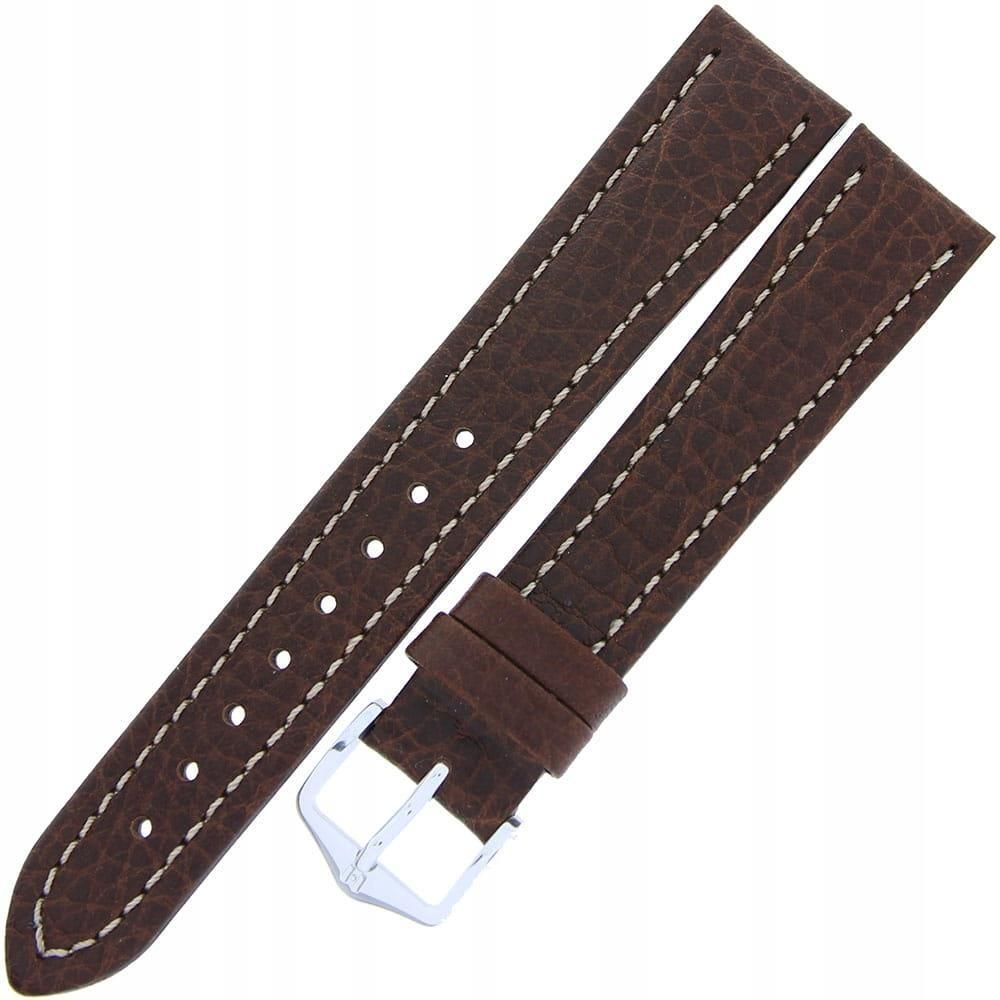 Hirsch Buffalo L 18Mm Średni Brąz Skórzany Pasek Do Zegarka - Ceny i ...