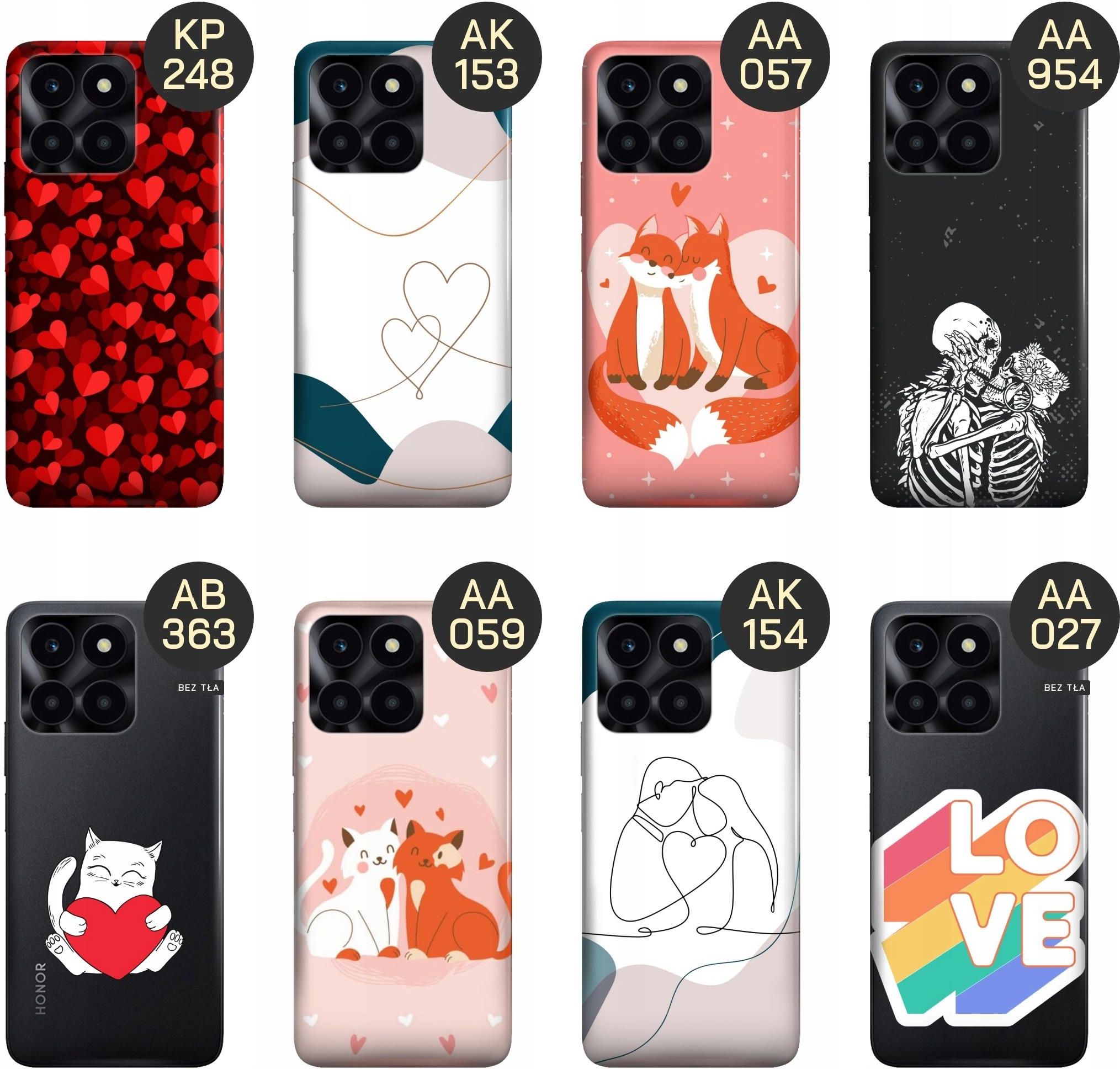 Hello Case Etui Do Honor X6A Walentynki Miłość Serce Obudowa Pokrowiec ...