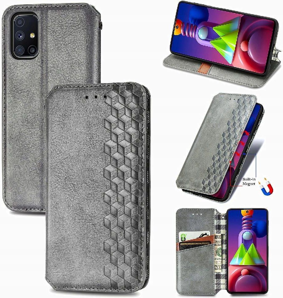 Case For Samsung Galaxy M51 Flip Cover Leather Case Fashion Design ...