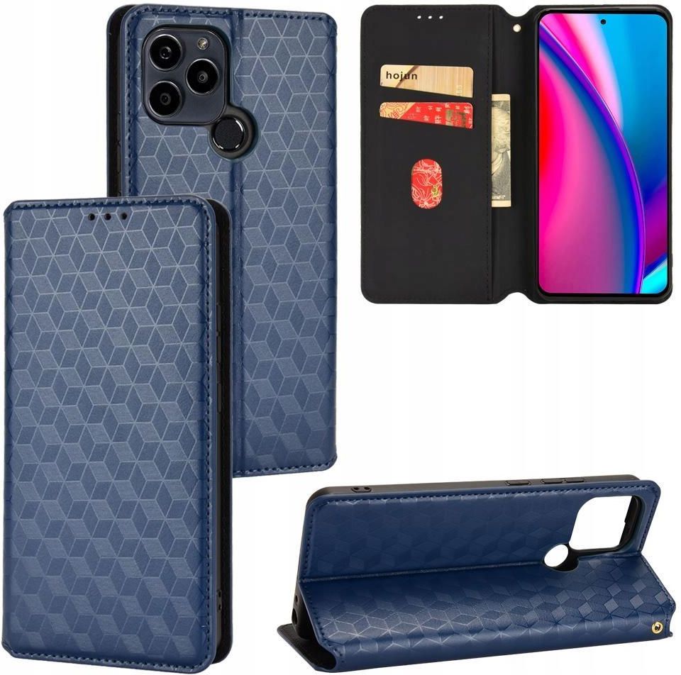 Etui Dla Blu G91S Wzór 3D Skóra Pu Portfel Zamknięcie Magnetyczne ...