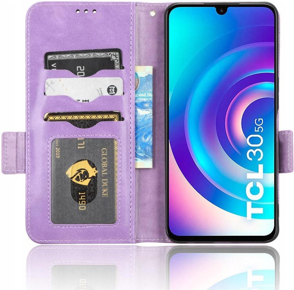 Sprawa Dla Tcl 30/30 Plus Stojak Do Oglądania 3 Posiadacz Karty Portfel ...