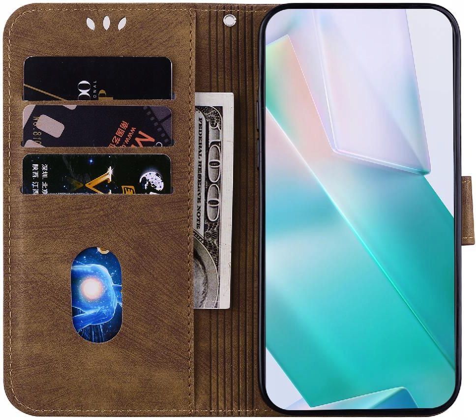 Etui Dla Oppo A18/A38 Wytłoczony Słodki Tygrys Osłona Uchwytu Flip ...