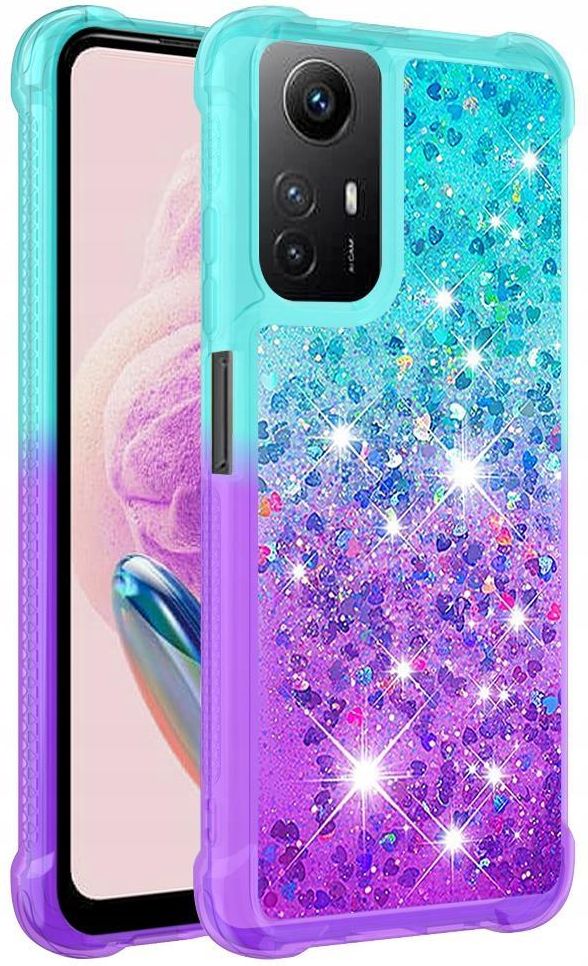 Etui Dla Xiaomi Redmi Note 12S 4G Śmieszny Błyszczący Kryształ Płynny ...