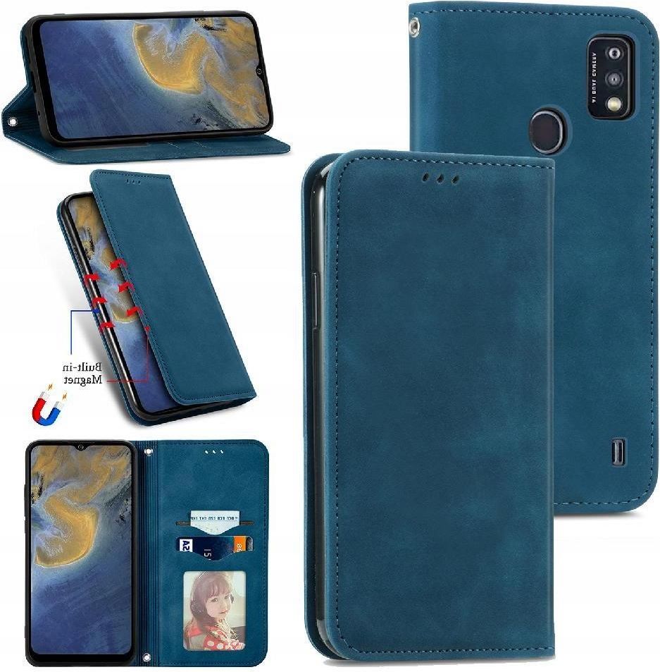 Etui Dla Zte Blade A51 Portfel Prosty Biznes Skórzane Etui Osłona Z ...