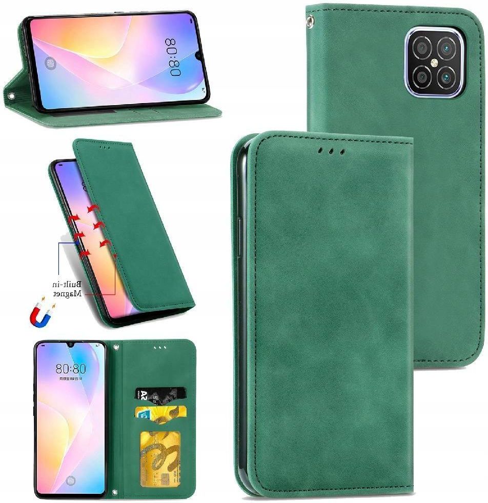 Sprawa Dla Huawei Nova 8Se Skórzany Futerał Prosty Biznes Smycz Portfel ...