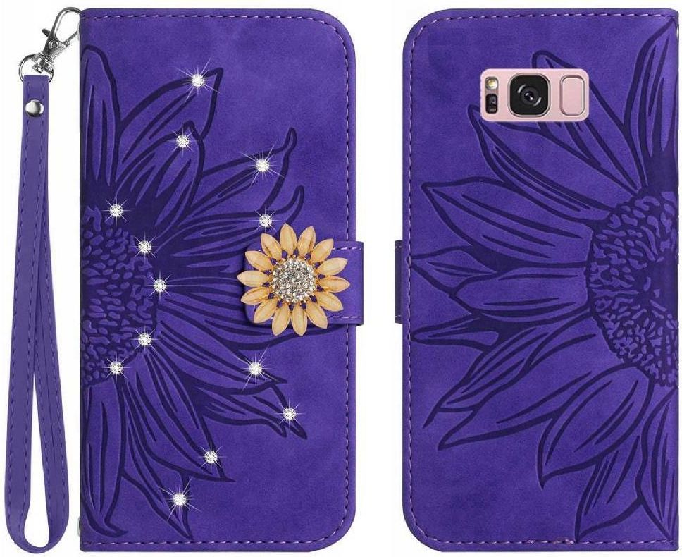 Etui Do Samsung Galaxy S8 Telefon Etui Posiadacz Karty Etui Z Klapką Ze ...