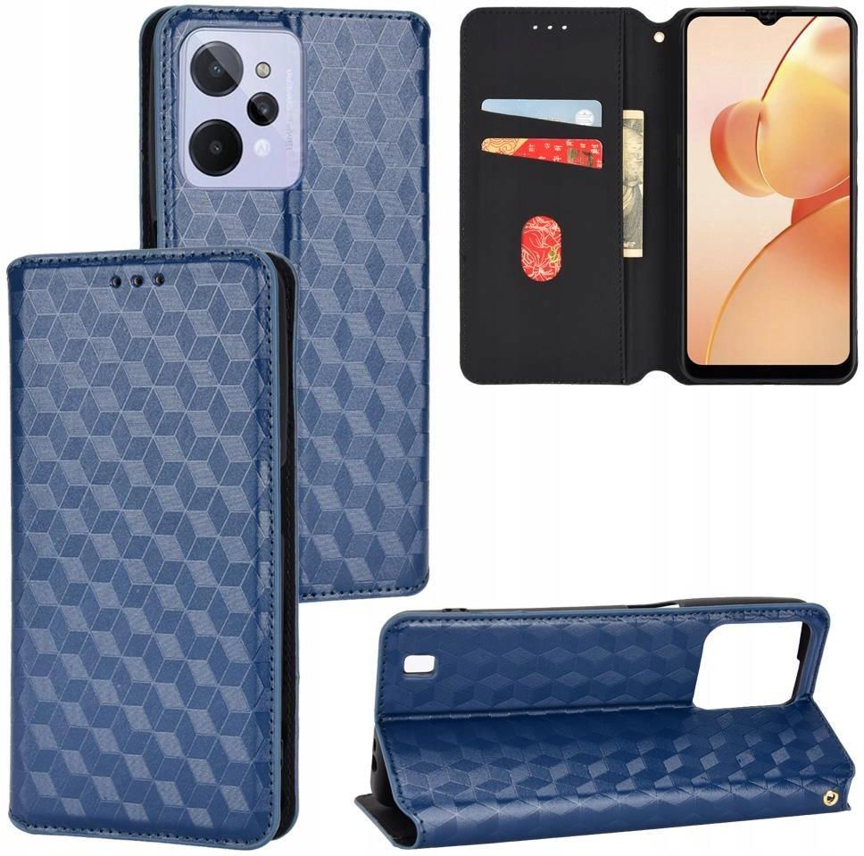 Sprawa Dla Oppo Realme C31 Skóra Pu Zamknięcie Magnetyczne Portfel Wzór ...