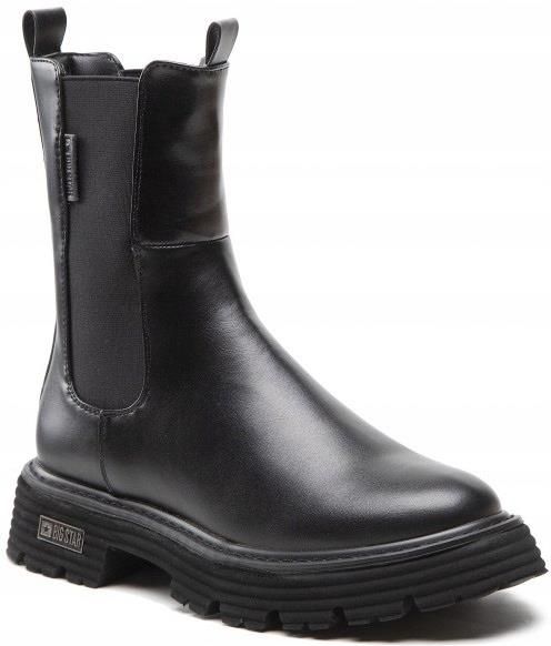 Damskie botki czarne Big Star Shoes KK274500 R39 - Ceny i opinie - Ceneo.pl