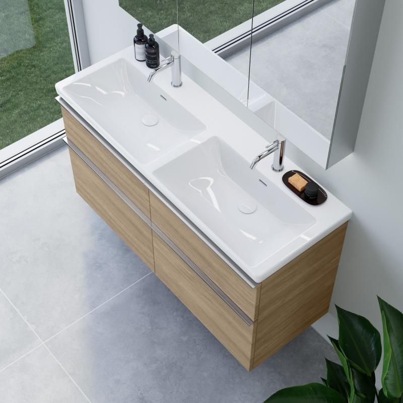 Villeroy & Boch Subway 3.0 Podwójna Umywalka Evineo Ineo4 Szafka Szer ...