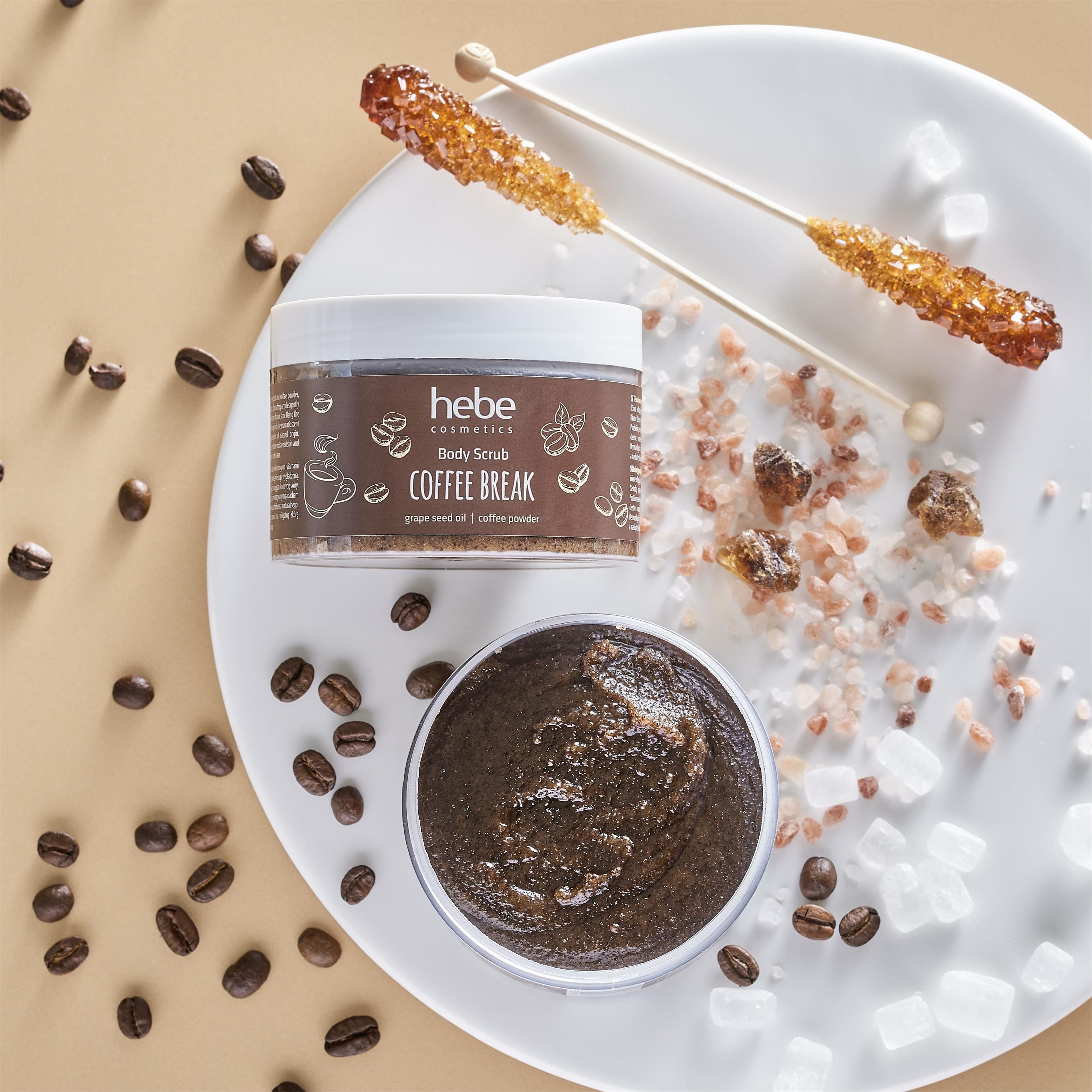 Hebe Cosmetics Coffee Break Body Scrub Kawowy Peeling Do Ciała 340ml ...