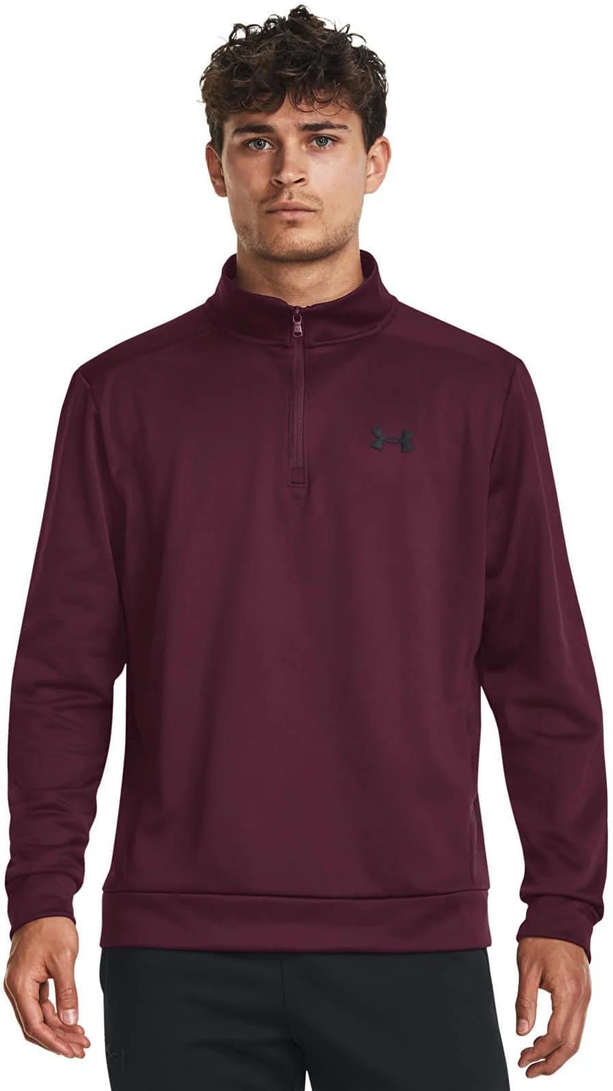 Under Armour Armour Fleece 1/4 Zip Dark Maroon - Ceny i opinie - Ceneo.pl