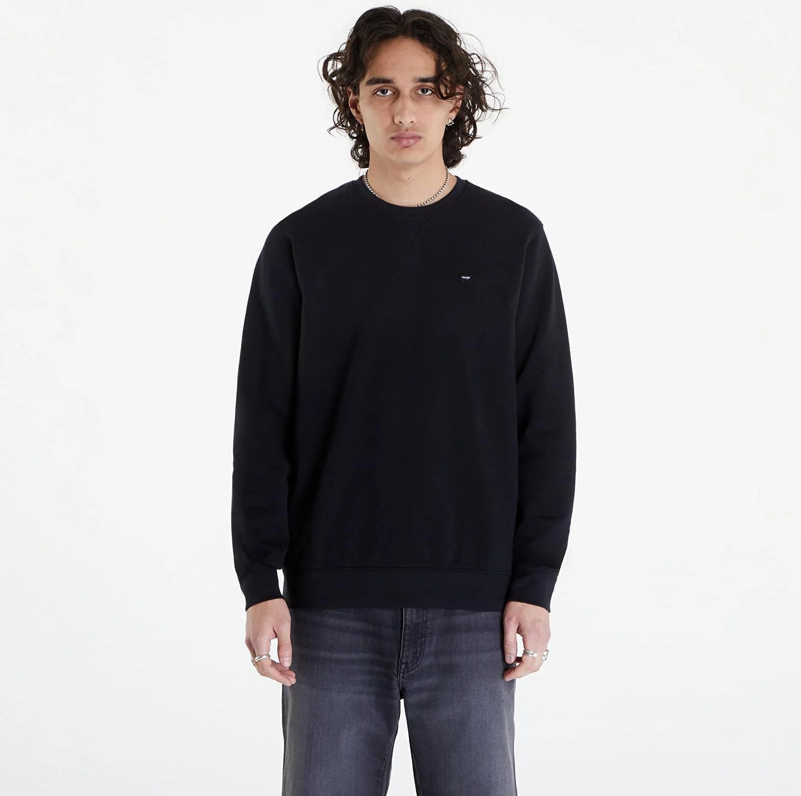 Wrangler Sign Off Crew Black - Ceny i opinie - Ceneo.pl