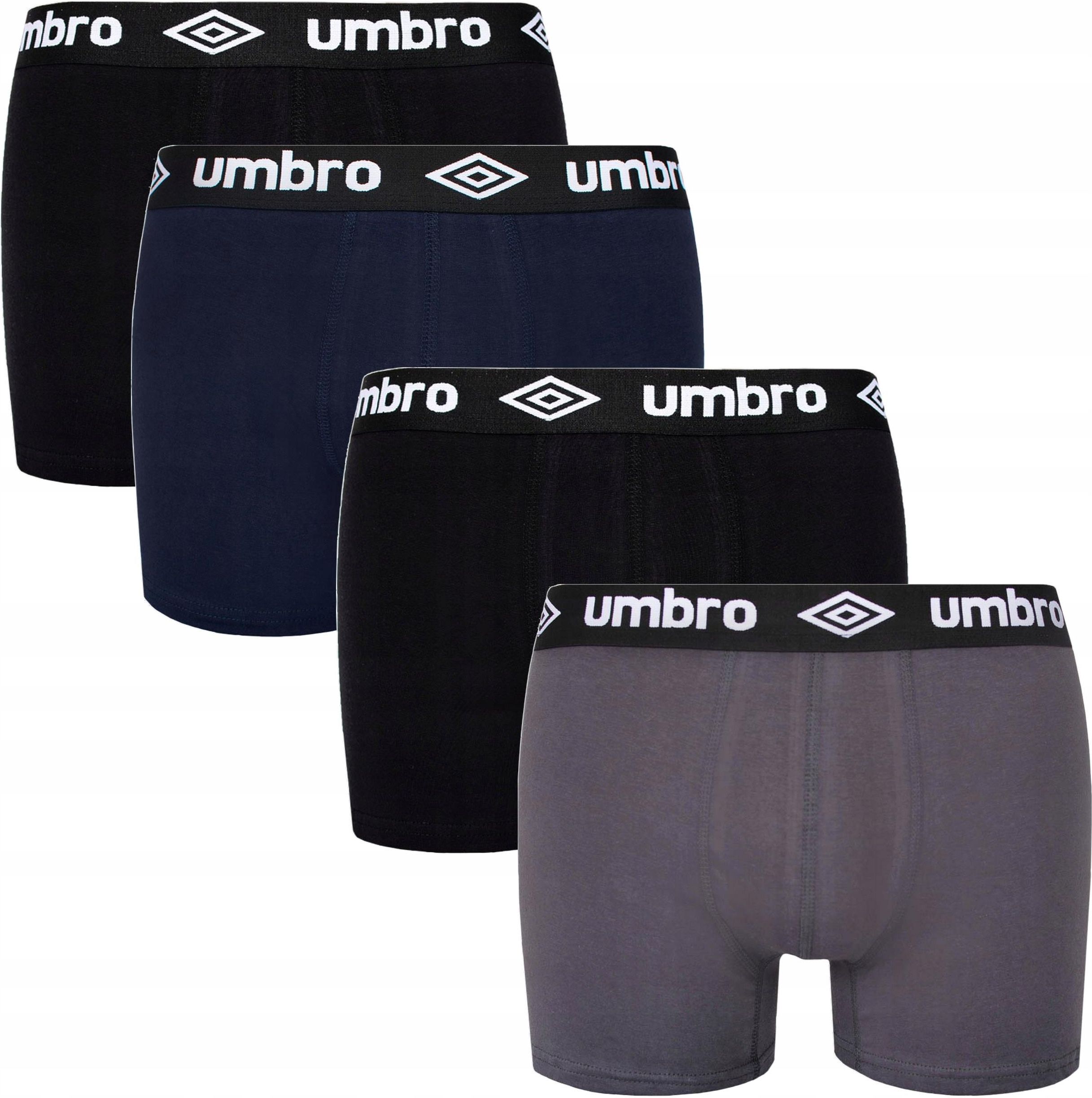 Majtki bokserki męskie bawełniane Umbro wielokolorowe rozmiar XL 4-pak - Ceny i opinie - Ceneo.pl