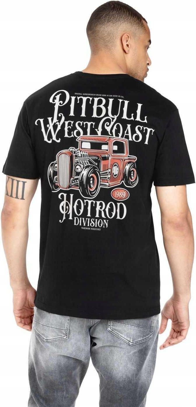 Koszulka Pit Bull Hotroad Dvsn Czarna M - Ceny i opinie - Ceneo.pl