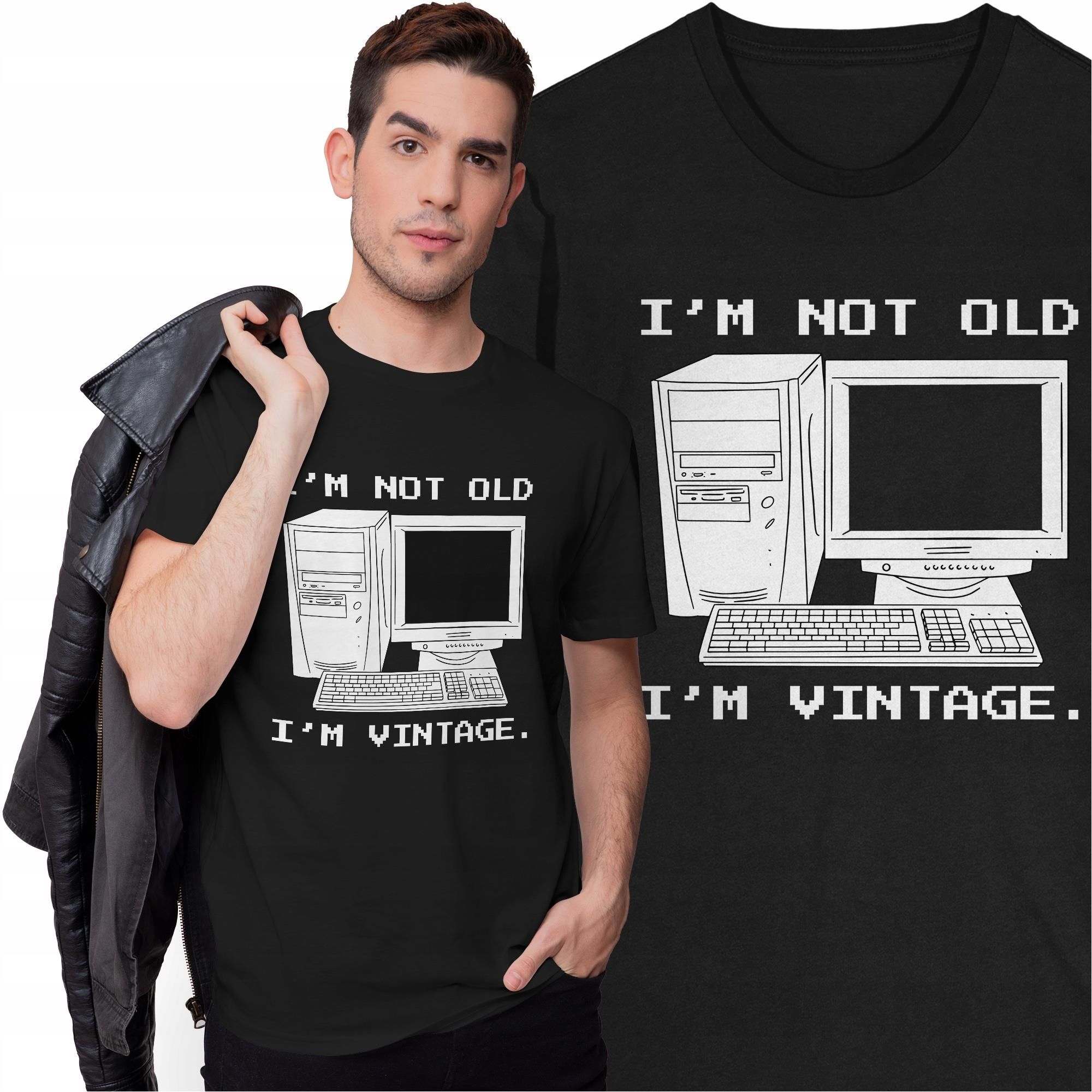 Koszulka dla Informatyka Programisty Komputer Pc Retro Vintage - Ceny i ...