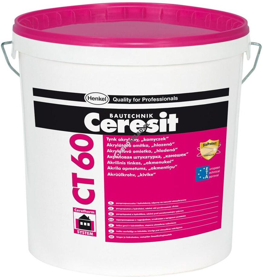 Tynk Henkel Ceresit Ct 60 25kg Grupa B - Opinie i ceny na Ceneo.pl