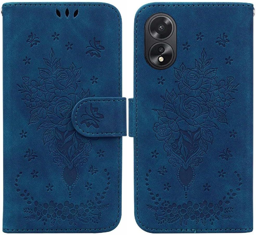 Sprawa Dla Oppo A18/A38 Automaty Do Kart Flip Pu Skórzany Pokrowiec ...