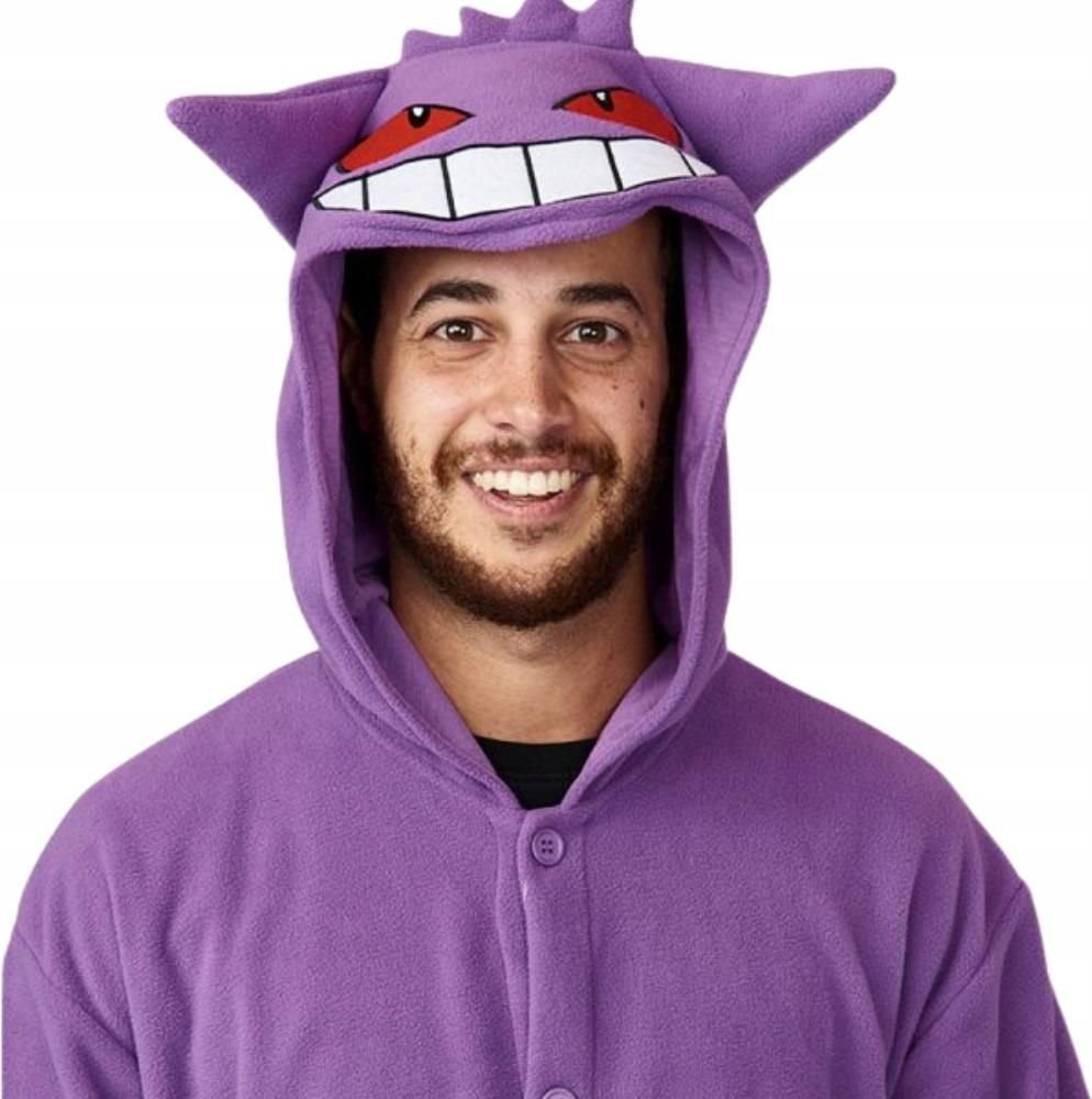 Piżama Onesie Kigurumi Przebranie Pokemon Gengar L: 165 175cm - Ceny i ...
